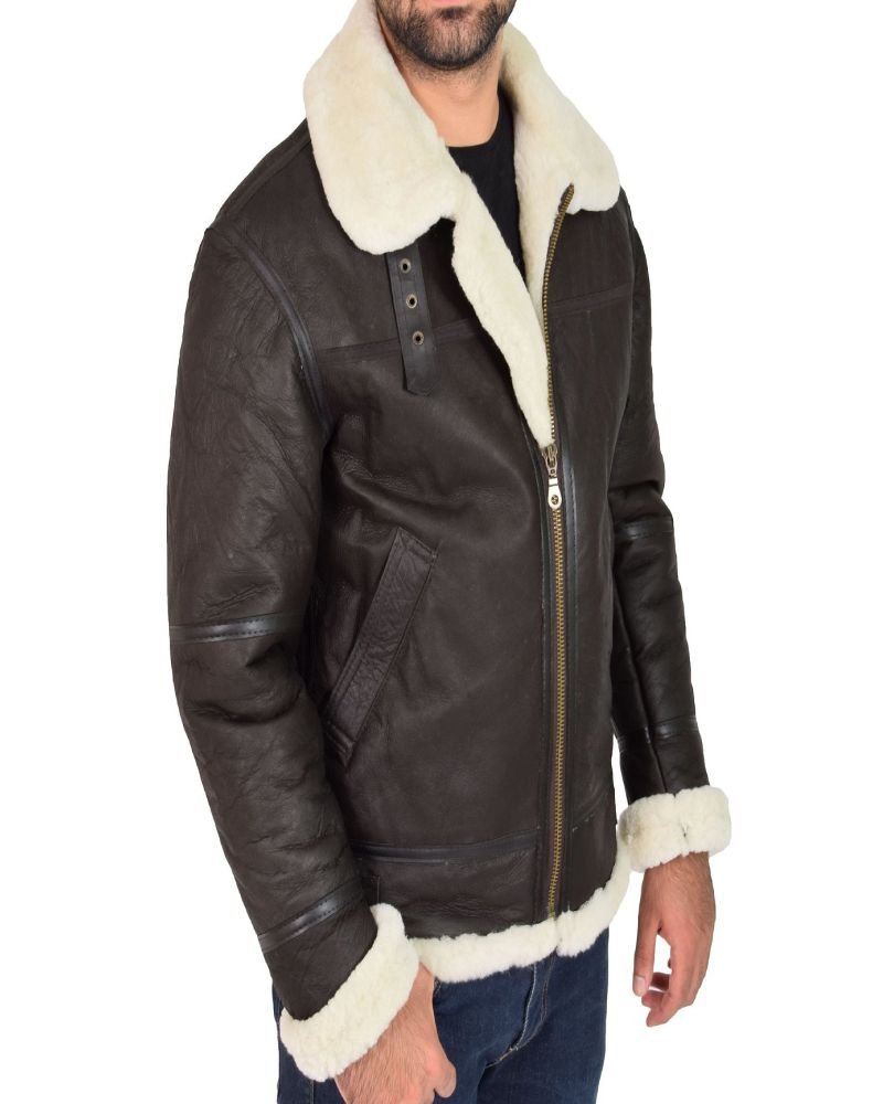 Jet Black B3 Bomber Jacket For Men - Buy shearling jacket-Torse Jacket