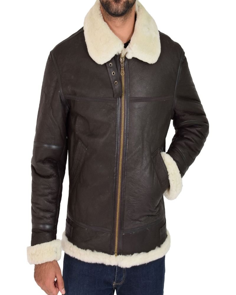 Jet Black B3 Bomber Jacket For Men - Buy shearling jacket-Torse Jacket