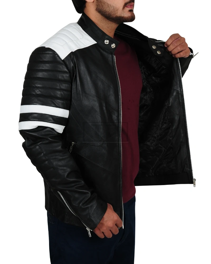 Buy Simple Black Biker Jacket [22% OFF] - TorseJackets