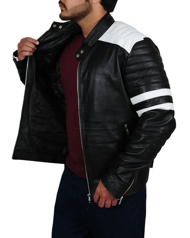 Buy Simple Black Biker Jacket [22% OFF] - TorseJackets